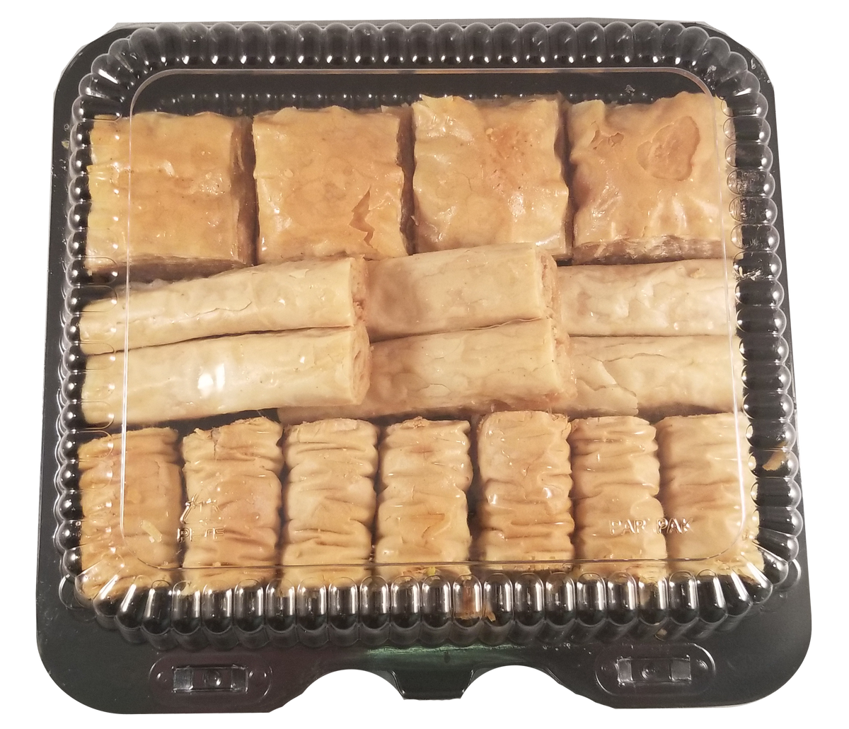 ASSORTED BAKLAVA MINI PACK WALNUTS AND CASHEWS by Paris Pastry, USA