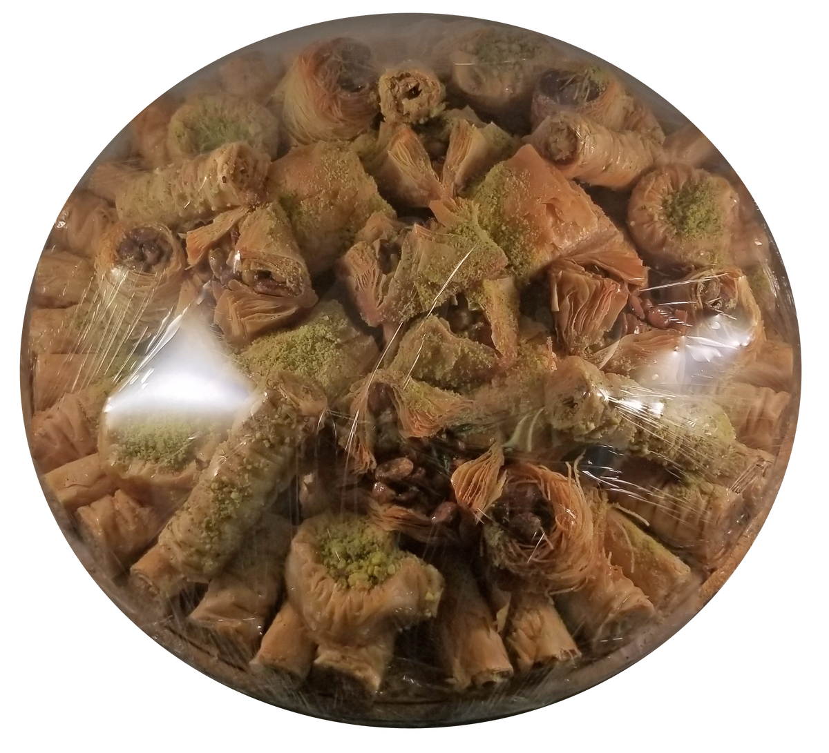 ASSORTED BAKLAVA ROUND TRAY by Paris Pastry, Michigan-USA